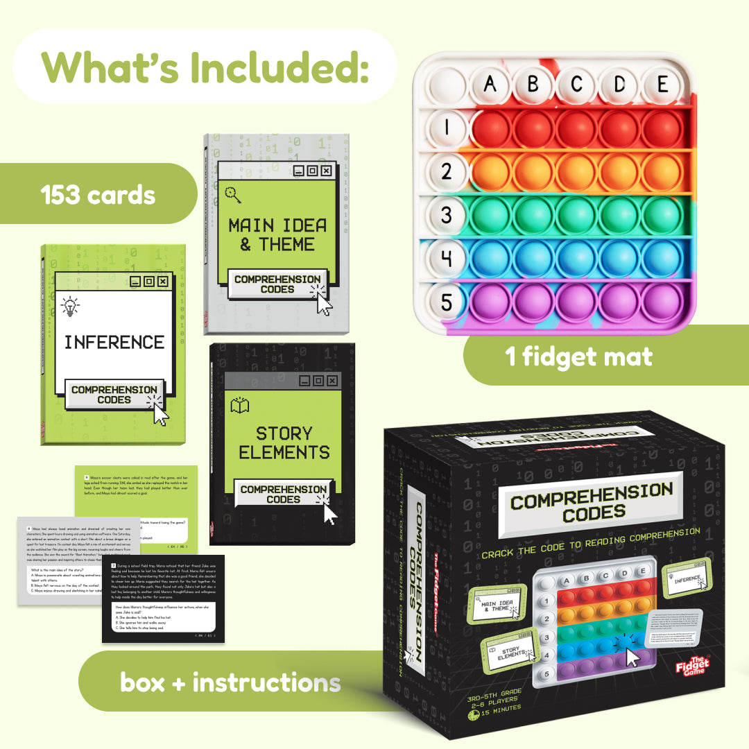 Comprehension Codes! – The Fidget Games